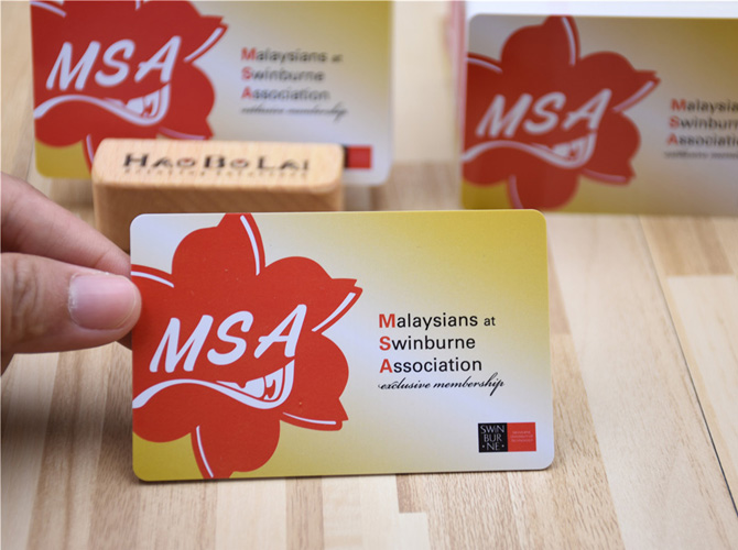 Plastic card | Full color printing | ISO standard 30mil