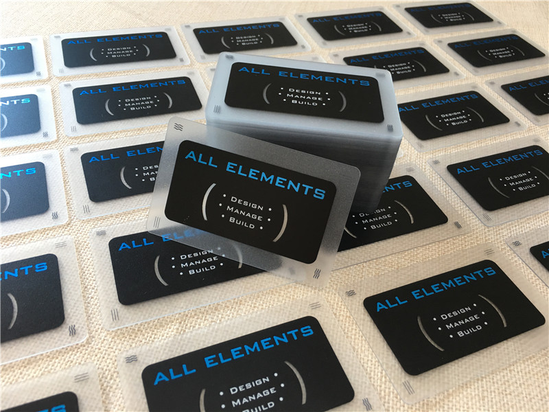 Clear Frosted Card | Plastic Card Printer