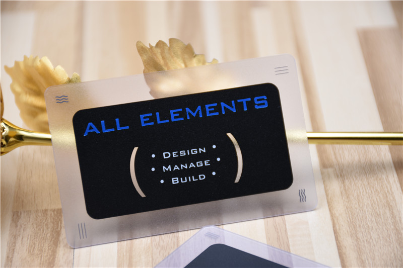 Clear Frosted Card | Plastic Card Printer