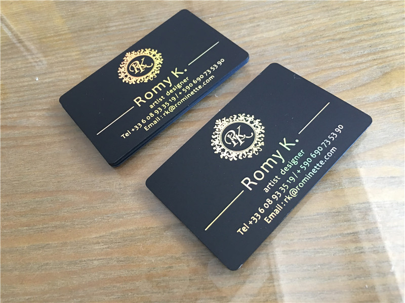 Plastic Card | Gold Laser Foil Stamped | HAOBOLAI PRINTING